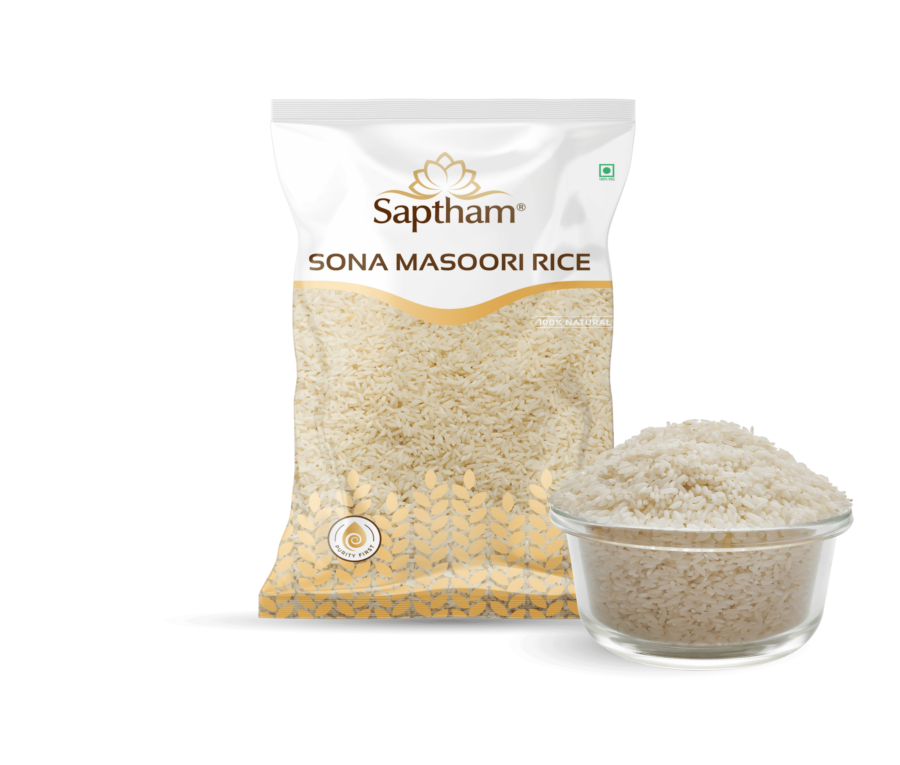 Buy Sonamasoori Rice in Bengaluru - Top Quality Online at Saptham