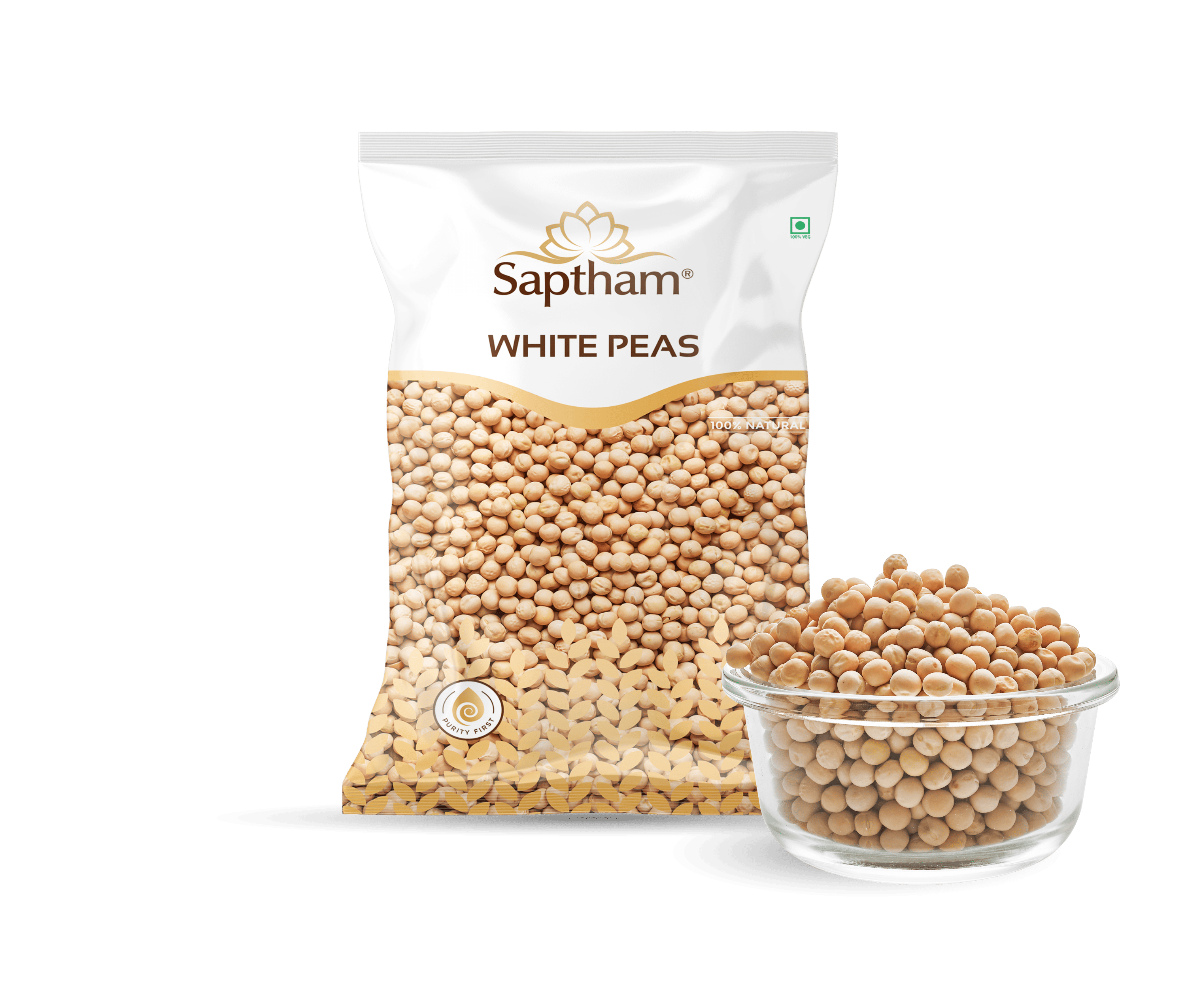 Shop White Peas Online - Top Quality at Saptham