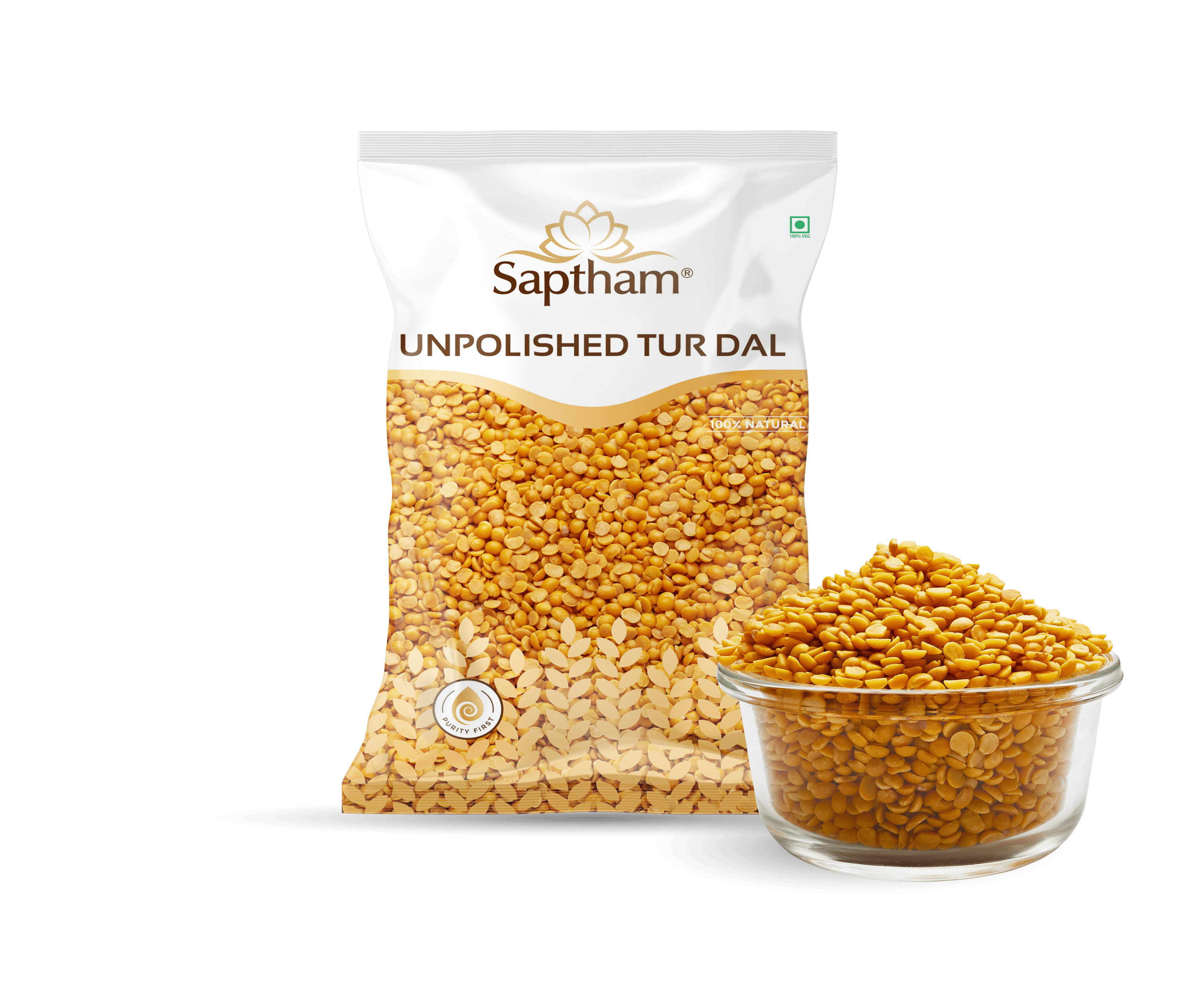 Shop Unpolished Tur Dal Online - Trusted Quality at Saptham