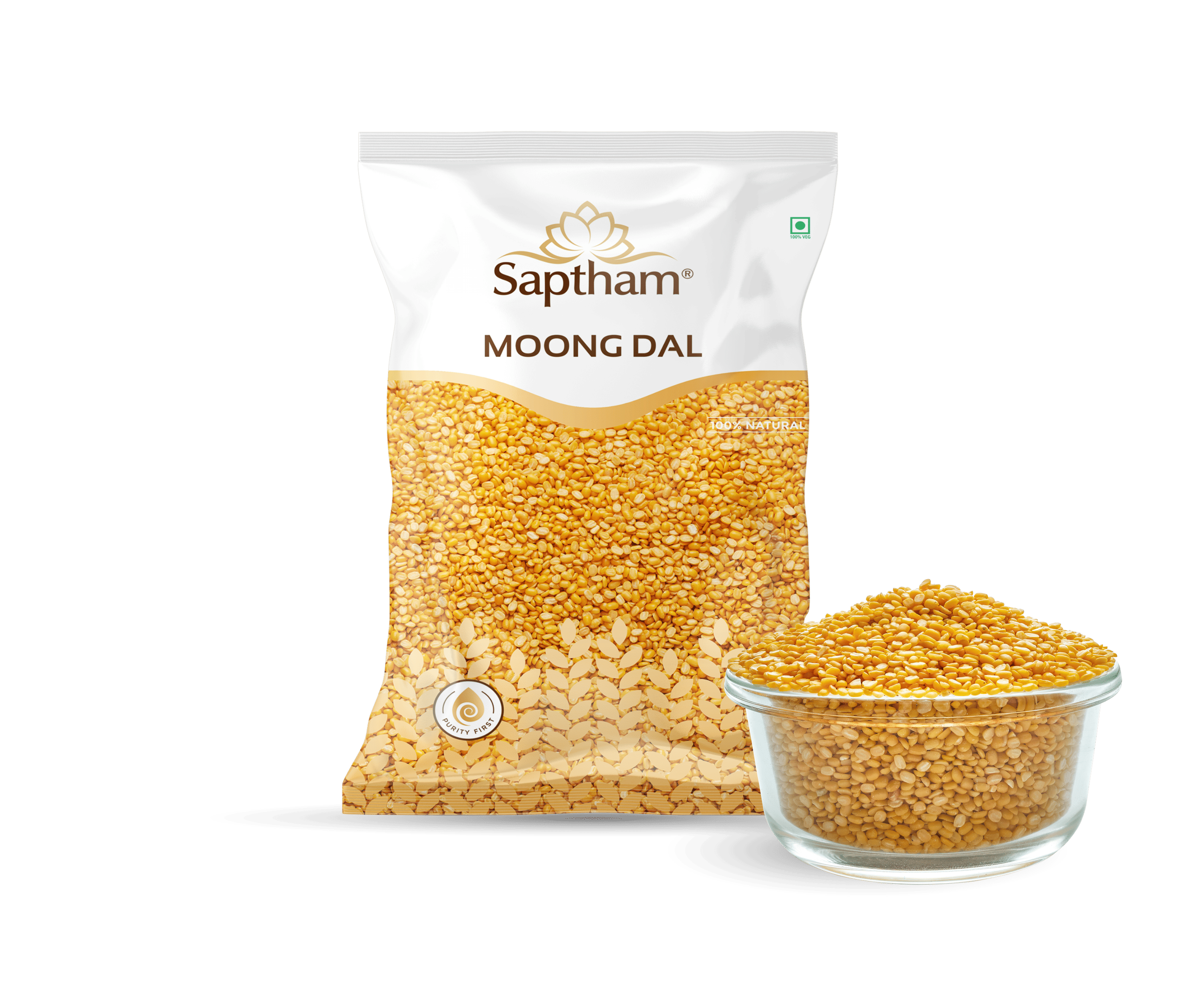 Buy Moong Dal in Bengaluru - Top Quality Online at Saptham