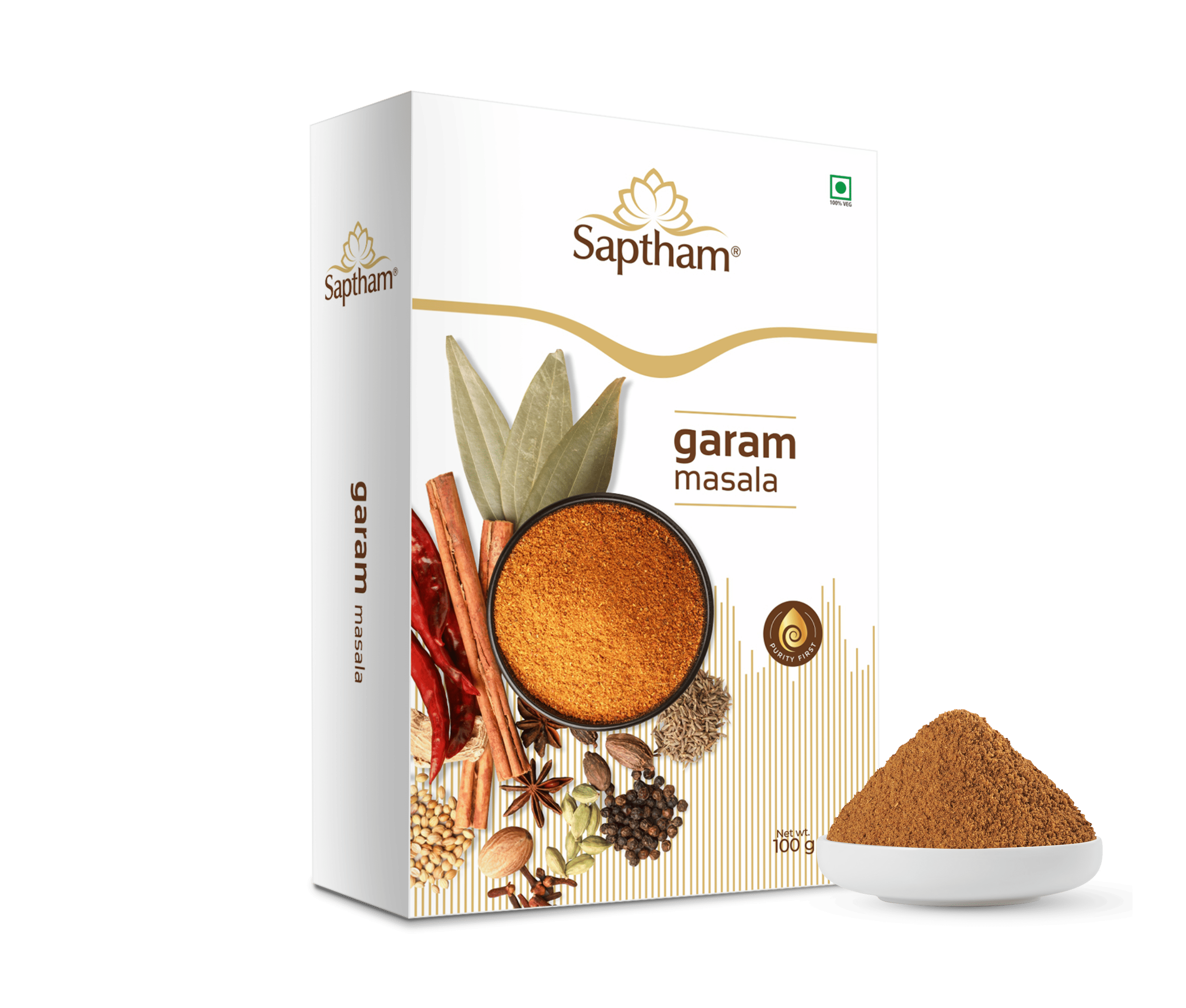 Garam Masala Powder - Authentic Taste at Saptham
