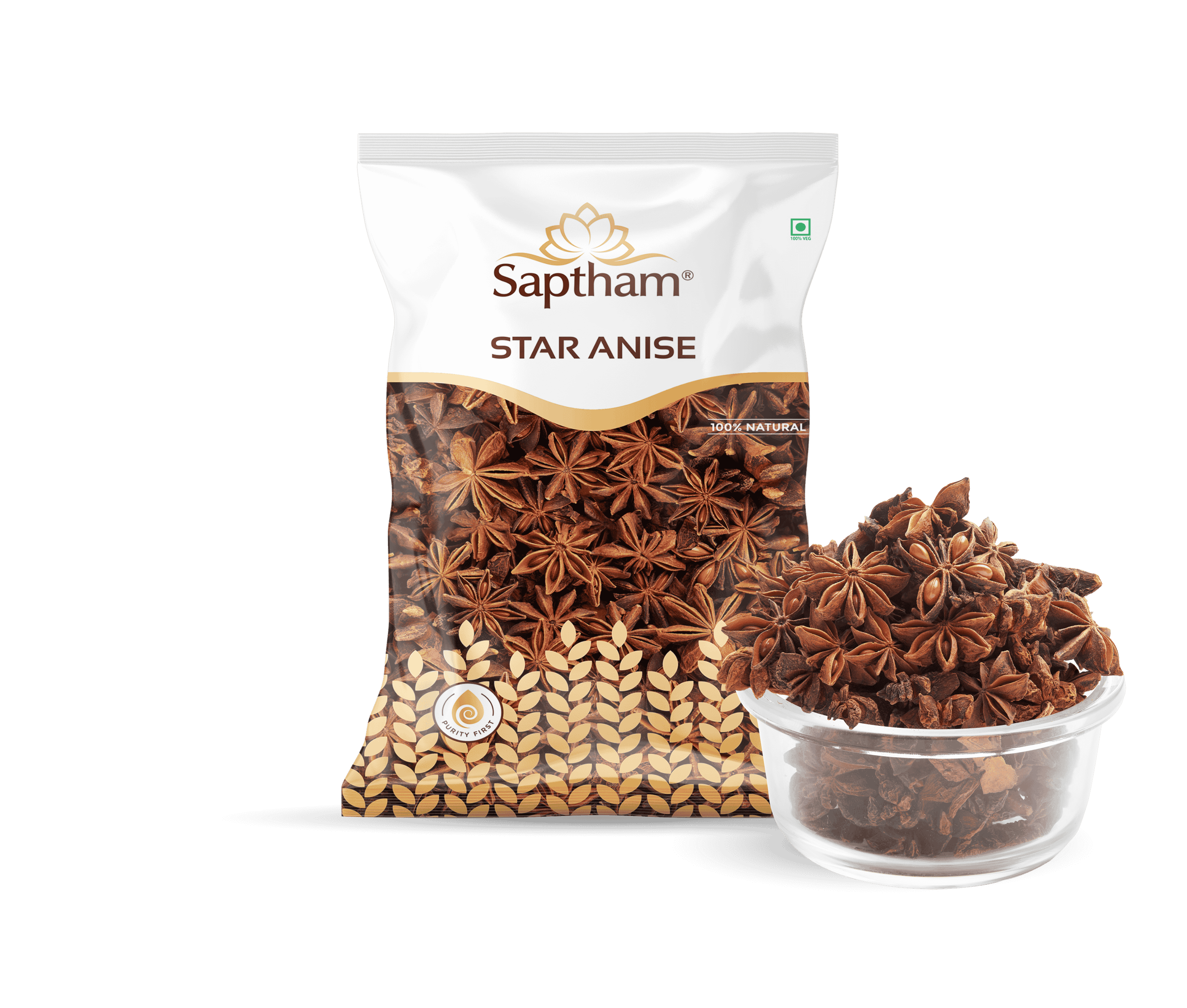 Star Anise - Authentic & Aromatic Spice Online at Saptham